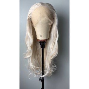 Sheer Beauté & Jewelry | Hair | Long White Lace Front Wig | Poshmark